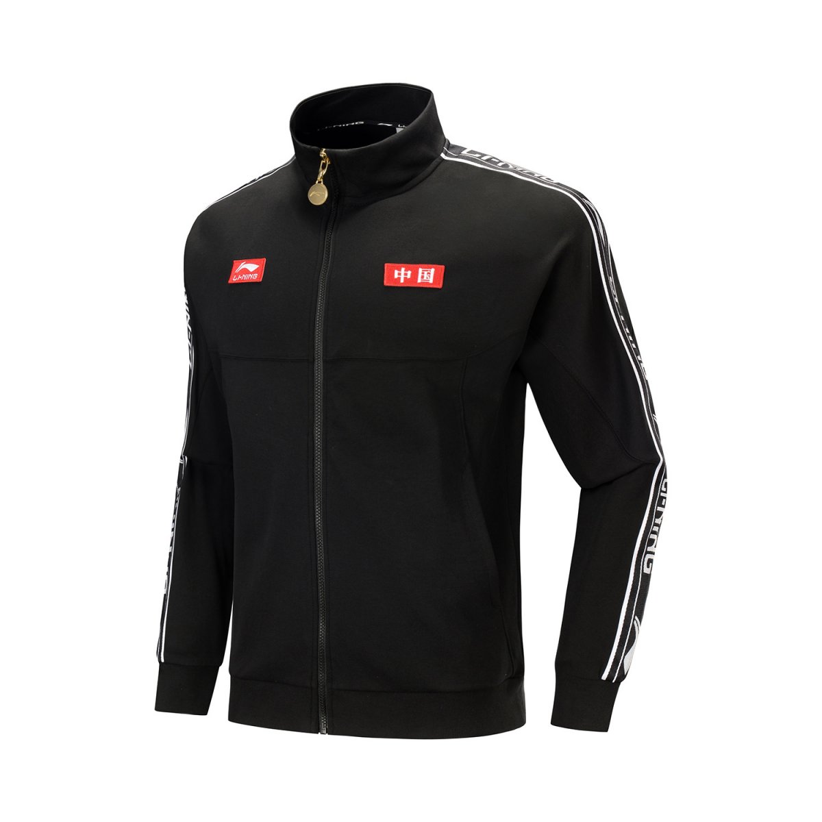 Striped Logo - Black - Li-Ning - Li-Ning